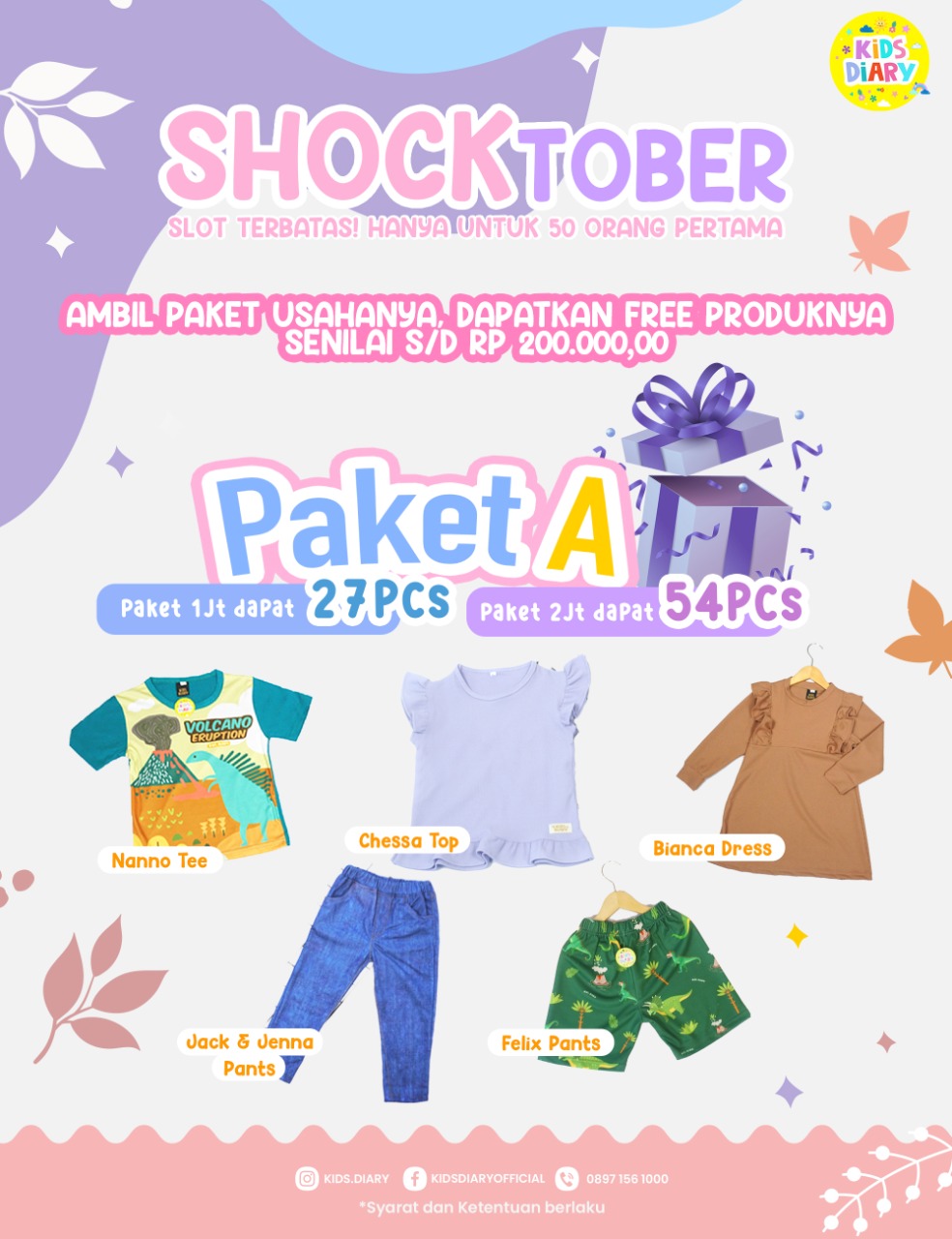 SHOCKTOBER – Kids Diary Store