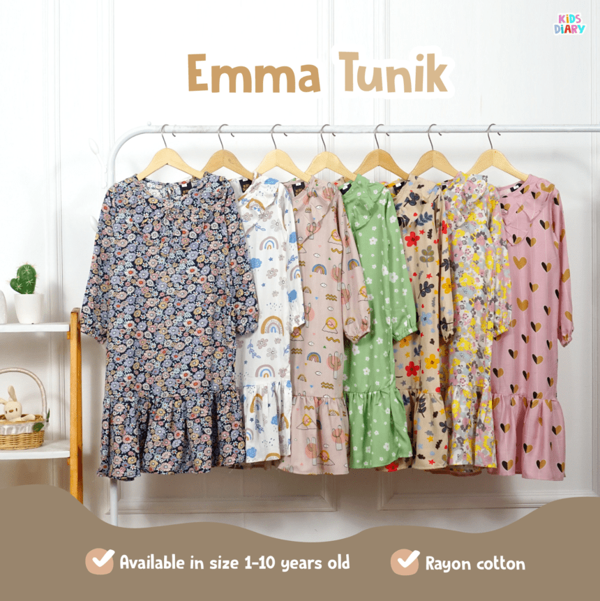 Tunik Anak Perempuan Emma Tunik – Kids Diary Store