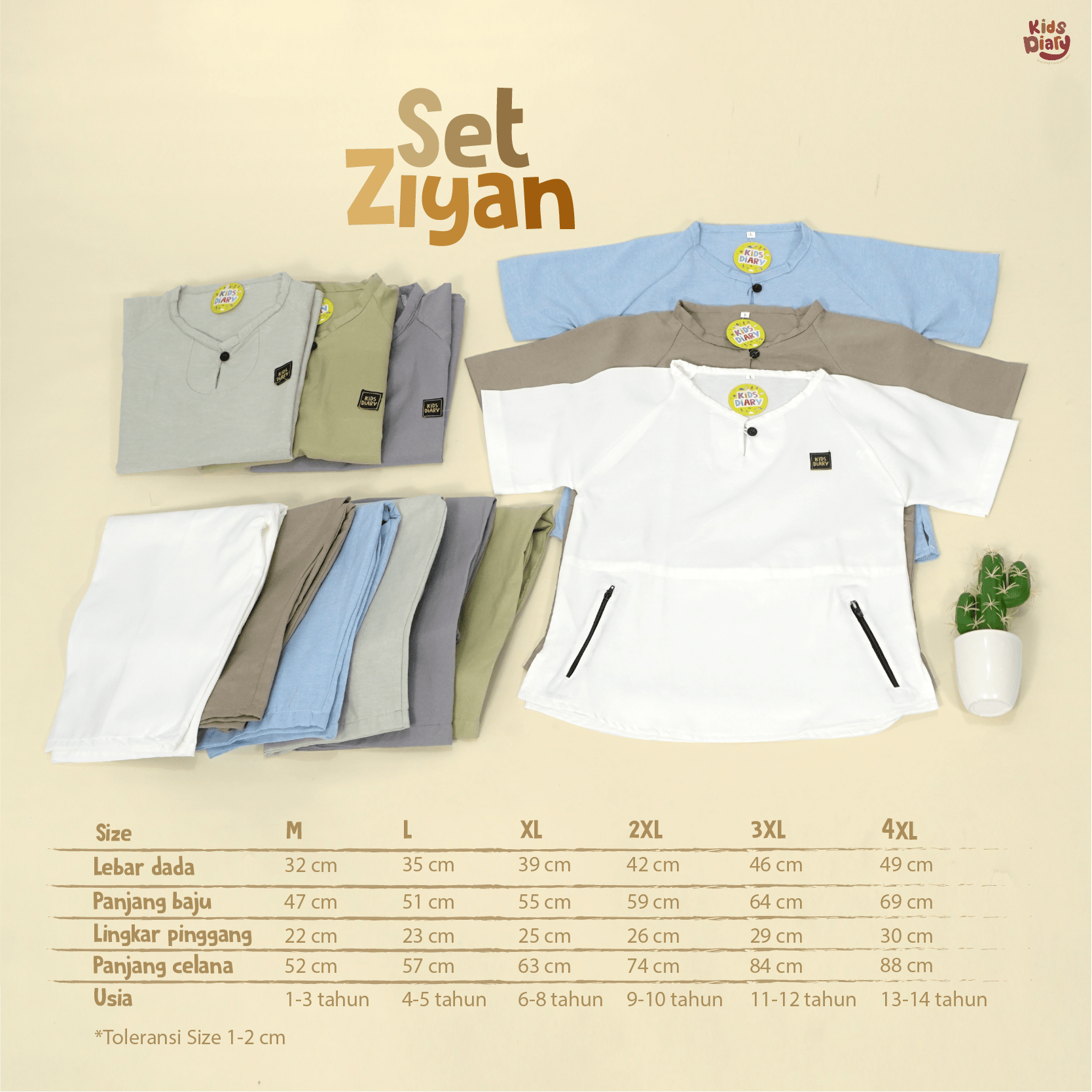 Set Ziyan – Kids Diary Store